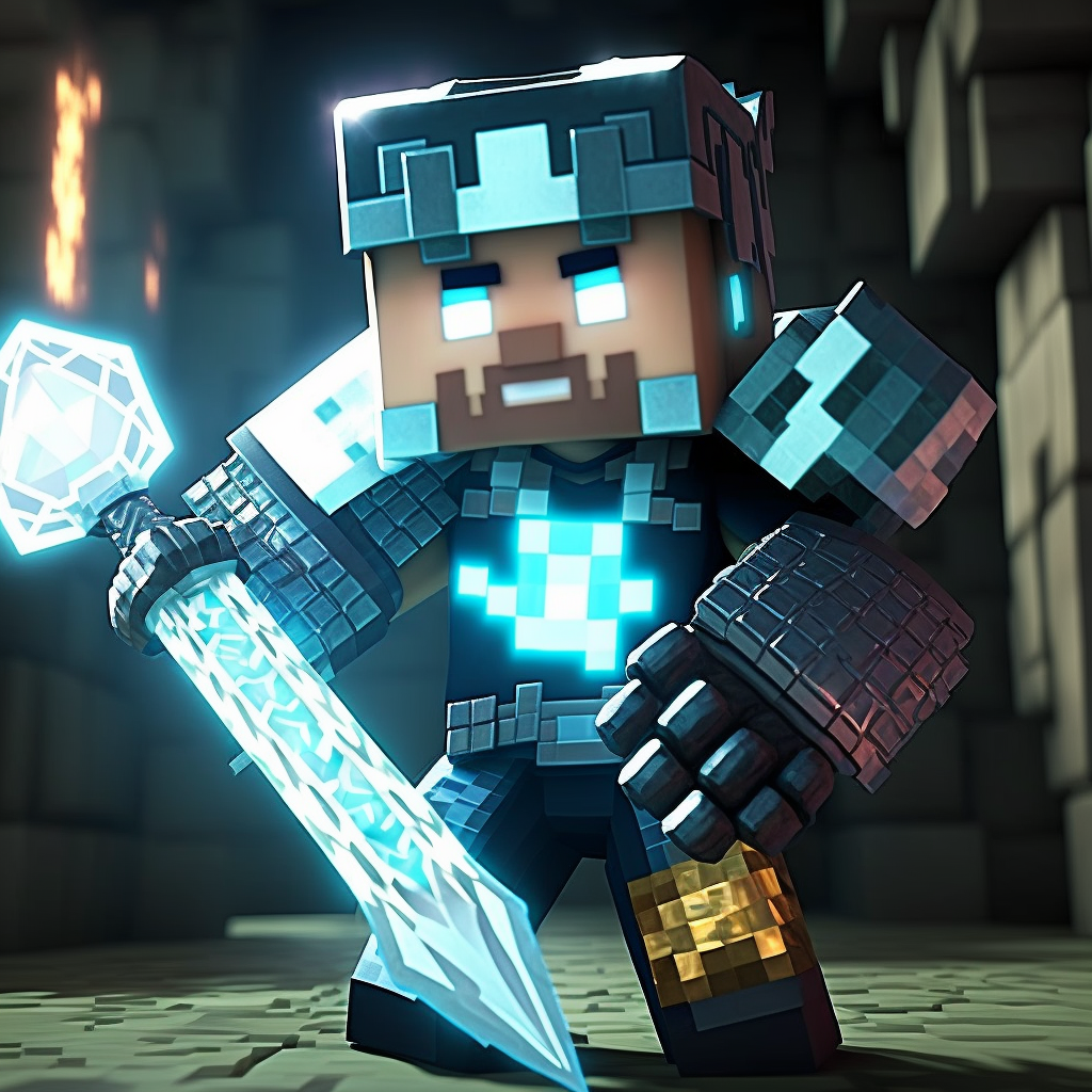 Realistic Netherite Sword